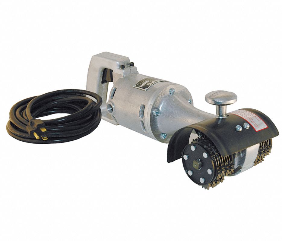 Hand Held 230 volt Electric 5" Rotary Scarifier For All Surface Prep ...